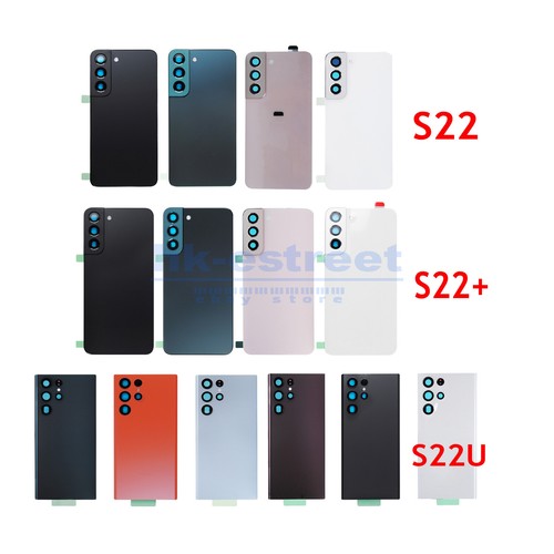 For Samsung Galaxy S22 S22+ S22 Ultra Rear Housing Battery Door Back ...