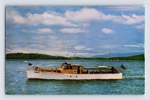 Postcard New Hampshire Lake Winnipesaukee NH Sophie C Ferry Boat 1960s ...