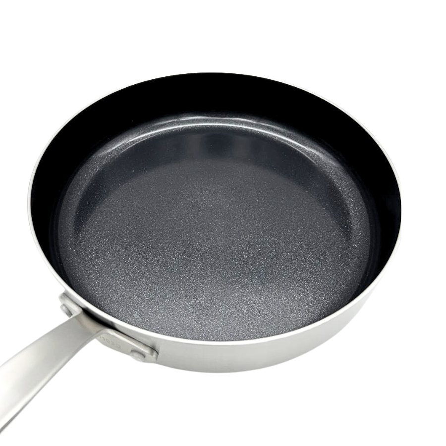 Mauviel 1830 28cm/3.5L Skillets with Glass Lid Saute Pot/Pan with Lond ...