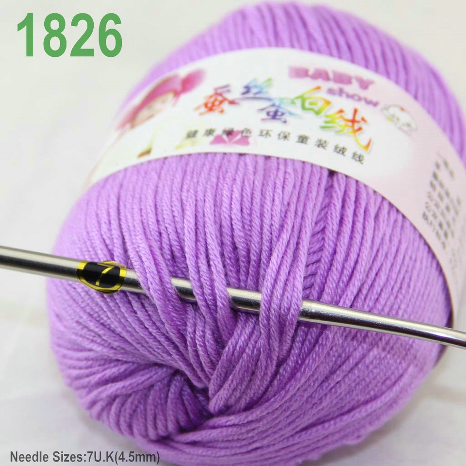 Sale Children soft warm 1ballx50g DK Baby Cashmere Silk Wool hand ...