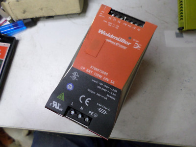 WEIDMULLER -- POWER SUPPLY 5AMP 24VDC 120W OUTPUT -- 8708670000 | eBay