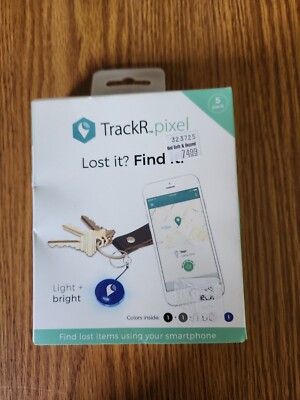 TrackR Pixel Bluetooth Tracking Devices - 5 Pack - 5 Colors - New- iOS ...