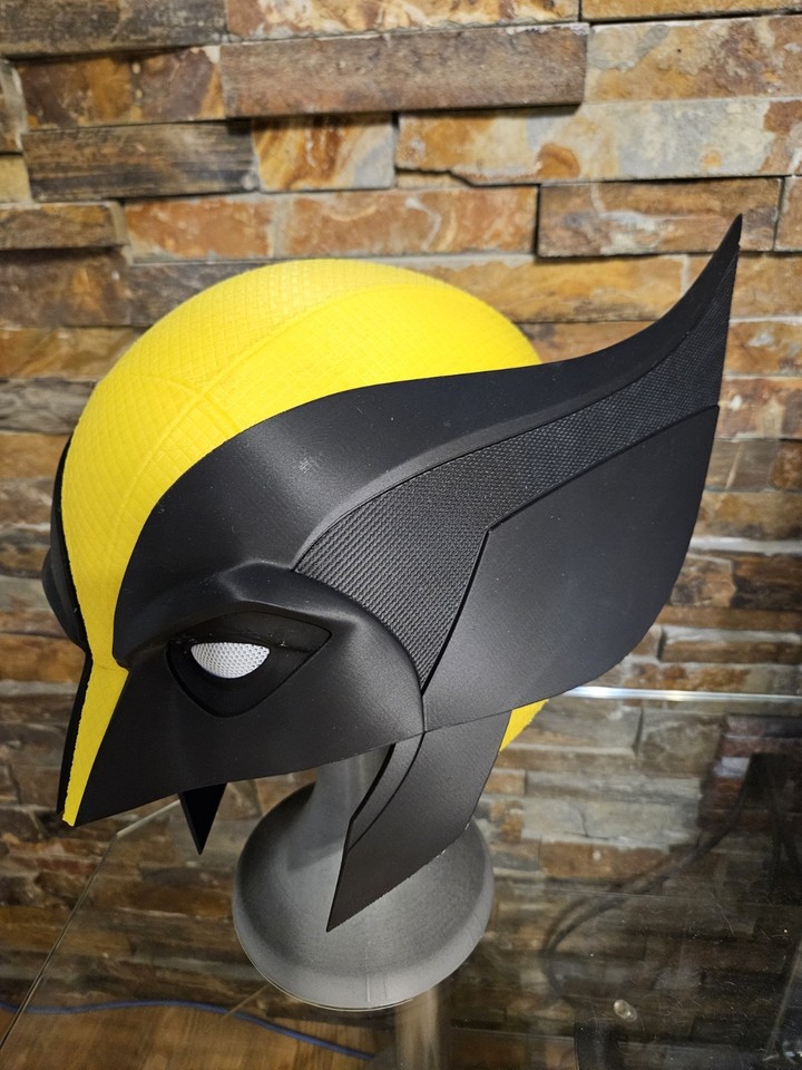 Wolverine Mask 3D Printed in Color Ready to Wear 23 inch Head Size X ...