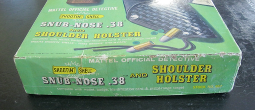 Mattel Shootin' Shell Snub-Nose Private Detective Cap Gun Set w ...
