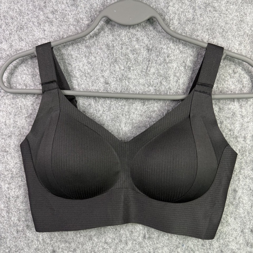 Set of 3 Women's Bra Large Black Beige White Seamless Wireless Comfort ...
