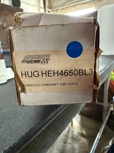 Mopar hyd flat camshaft Hughes # HUG SER4650BL3-8 BB HYD CAM 246/250 ...