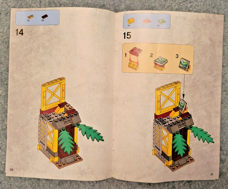 LEGO Dino: Tower Takedown Instruction Manual Only - #5883, Genuine Lego ...