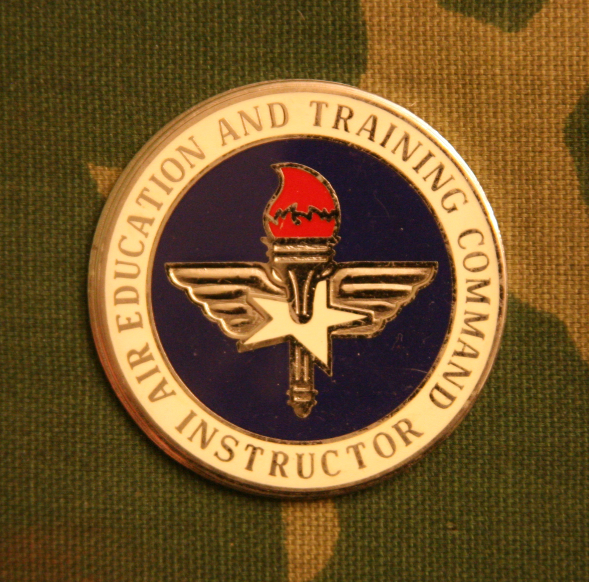 USAF AIR EDUCATION AND TRAINING COMMAND INSTRUCTOR BADGE; REGULATION ...