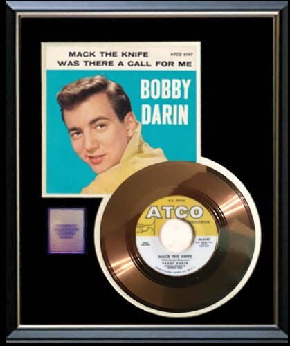 BOBBY DARIN MACK THE KNIFE 45 RPM GOLD RECORD RARE NON RIAA AWARD | eBay