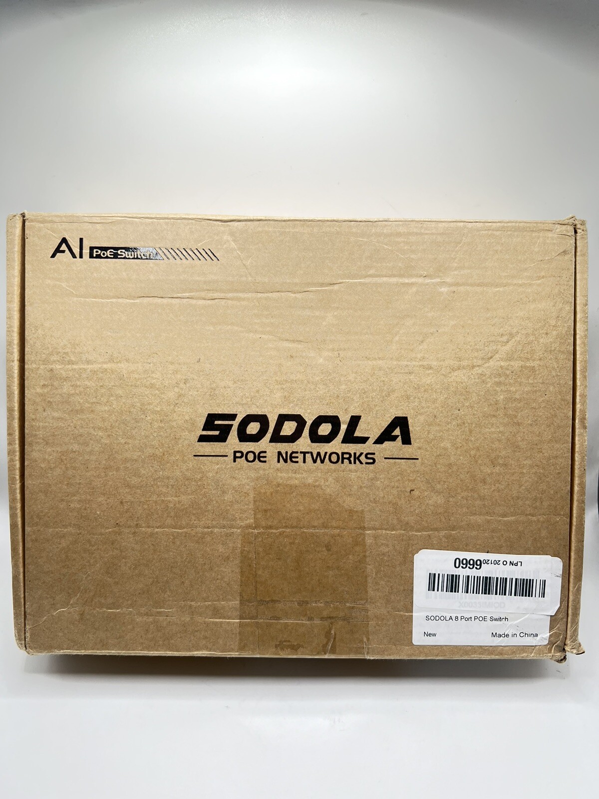 Sodola 8 Port PoE Switch 100Mbps 8 PoE Port 2 Ethernet Uplink 120W 802 ...