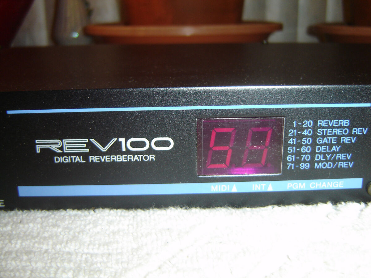 Yamaha REV100 Digital Reverberator, Reverb, Delay, Vintage Yamaha REV100 Digital Reverberator, Reverb, Delay, Vintage