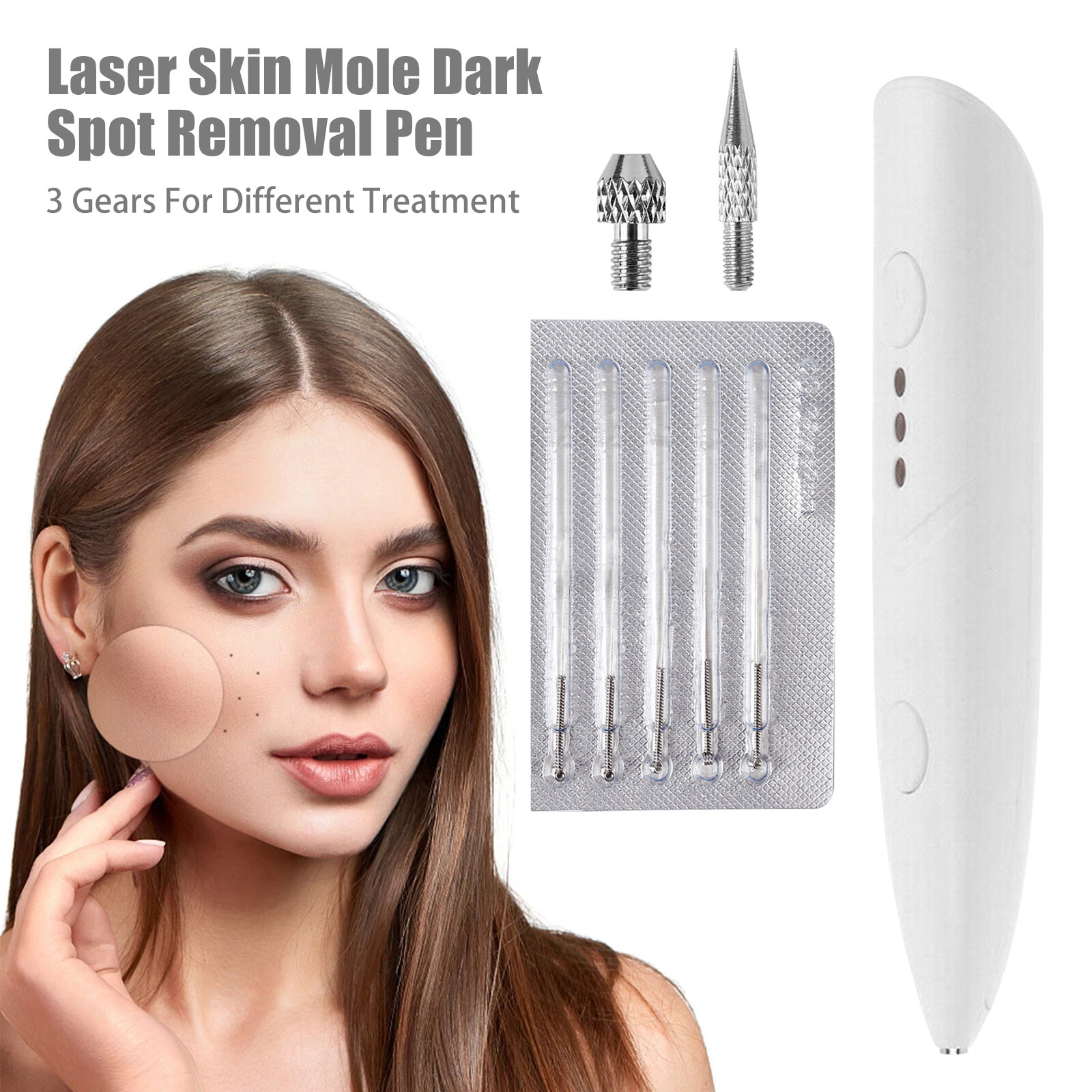Laser Skin Tag Removal Pen for Warts Spot Tattoo Body Freckle Nevus ...