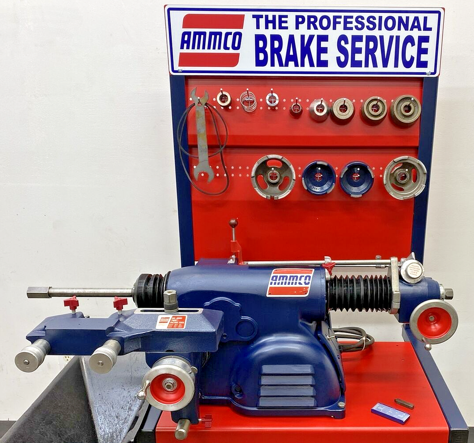 Ammco 4000 Disc & Drum Brake Lathe With Adapter Kit & Bench | eBay