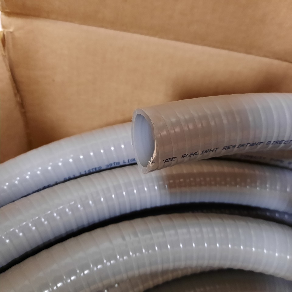 Hubbell G1100 Liquid-Tight Flex Plastic Conduit 600V, 100Ft Bending ...