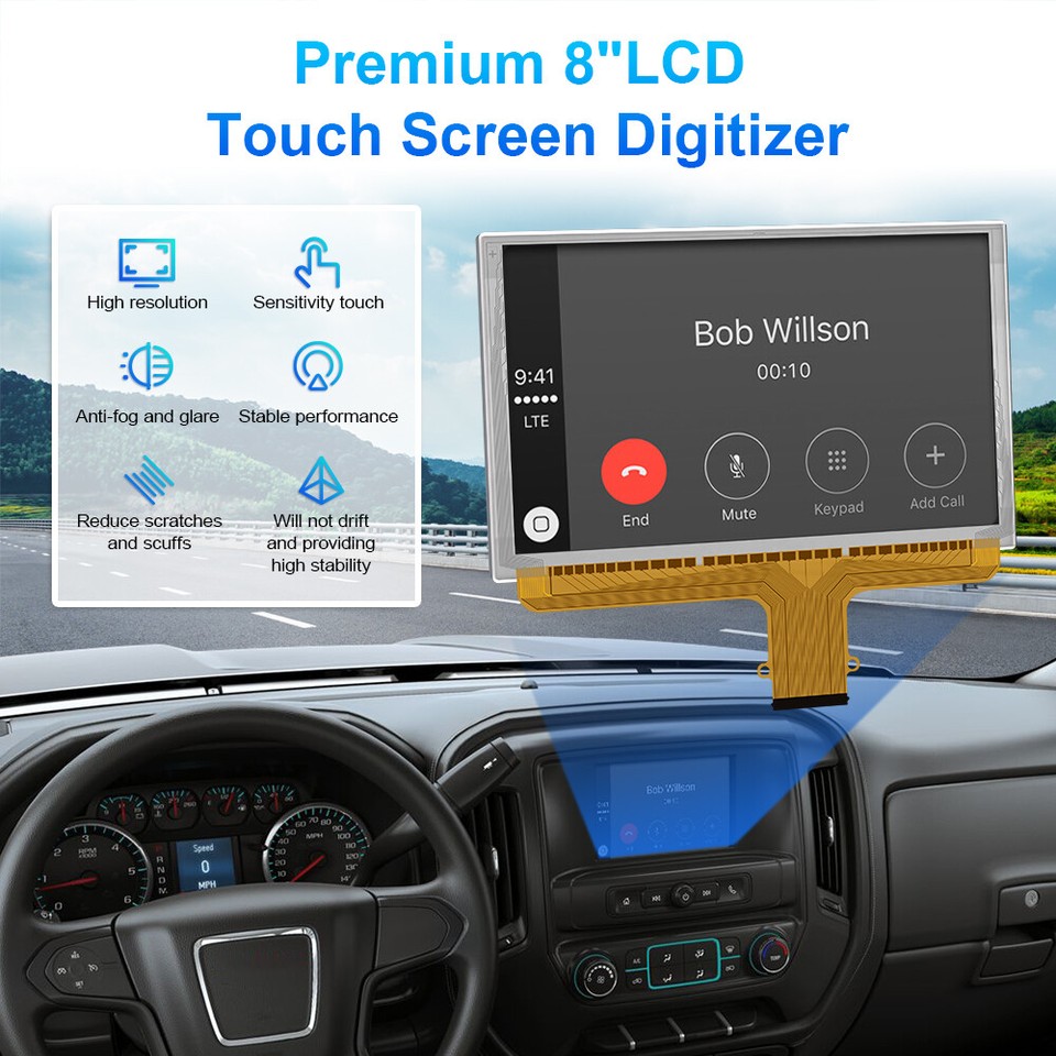8'' LCD Display For Chevy Colorado 2015-2020 Touch Screen Radio Navi ...