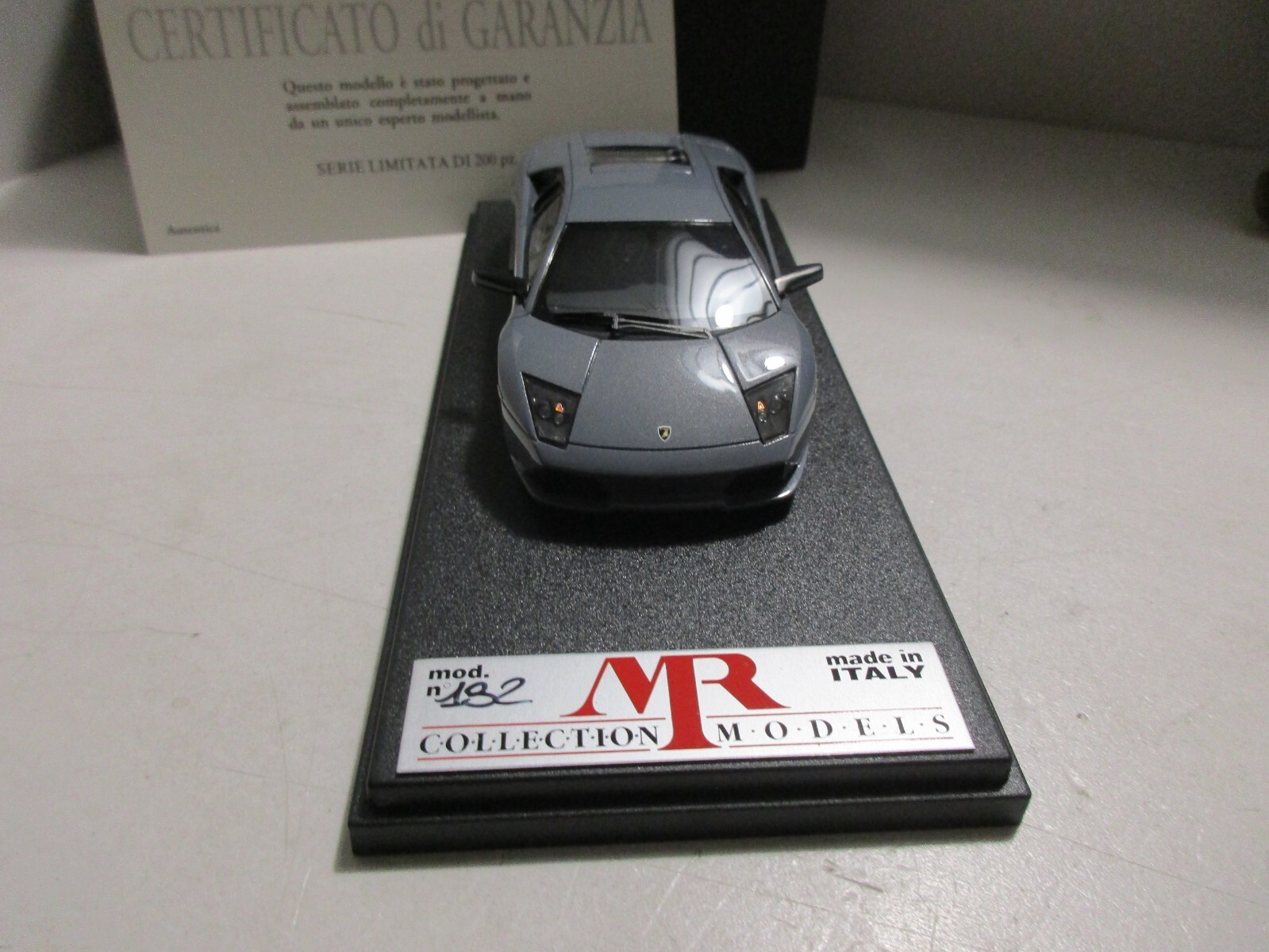 MR 1/43 LAMBORGHINI MURCIELAGO LP640 2006 MATT GREY LIM.ED.192/200 ...