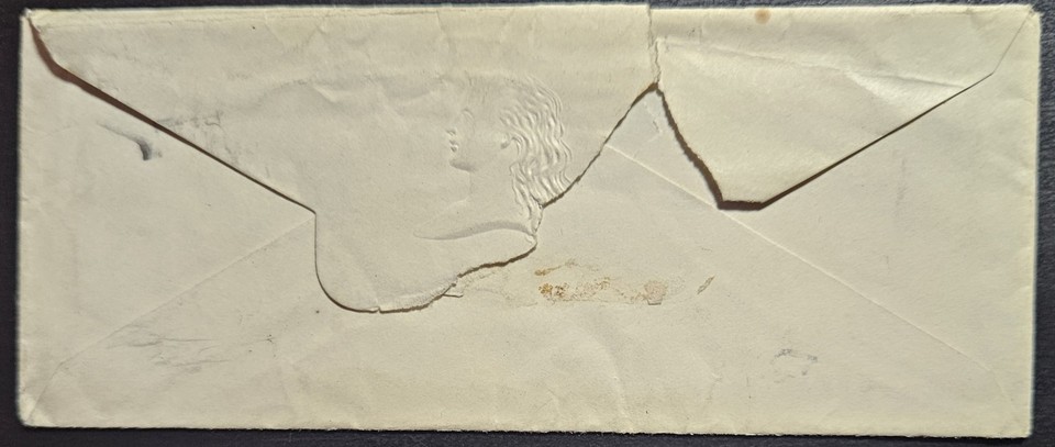 Berlin NY Fancy Geometric Square Cancel 3c Pictorial 114 c1860s-70s ...