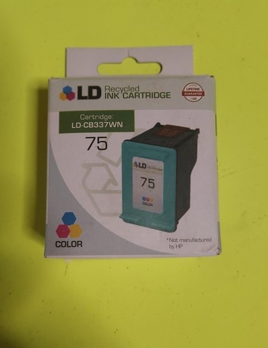 LD CB337WN #75 Color Inkjet Cartridge for HP D4245 D4260 D4263 D4268 ...