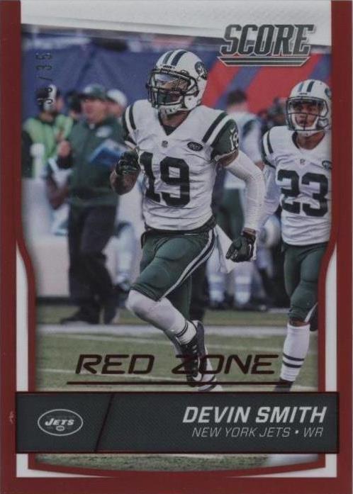 2016 Score - Devin Smith #227 Jumbo Red Zone /35 for sale online | eBay