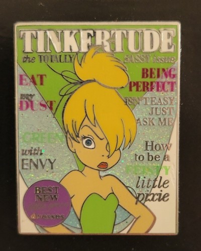Disney Tinkertude Magazine Cover Tinker Bell Pin | eBay
