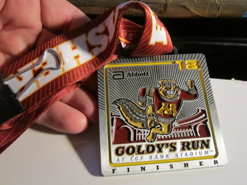 2018 GOLDY'S RUN FINISHER MEDAL HEAVY METAL BBA-13 | eBay