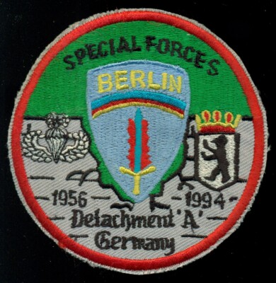 US Army Germany 39th Special Forces Detachment A Airborne Berlin Patch ...