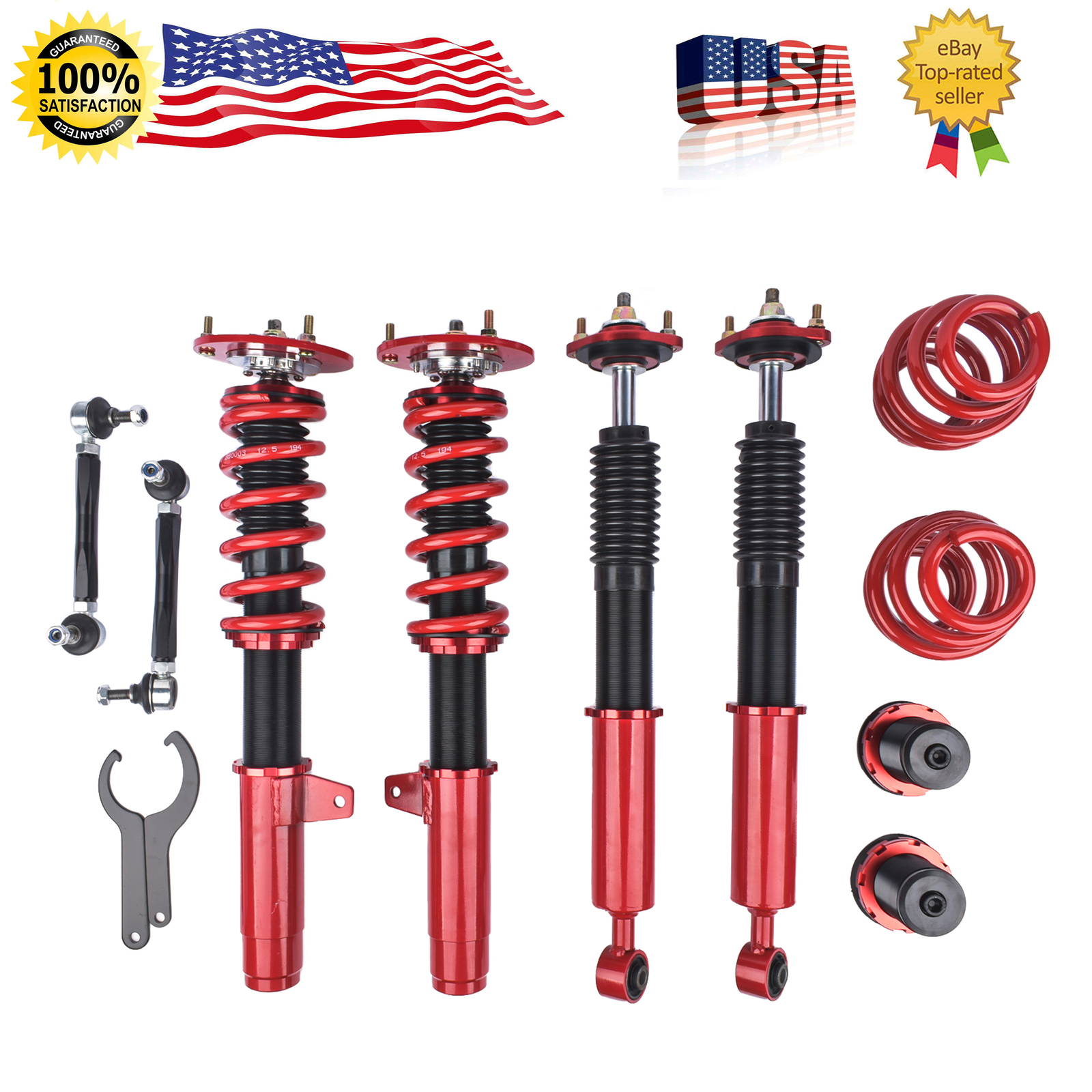 Coilover Suspension Kit for 99-05 BMW E46 3-Series 330i/330Ci/330xi ...