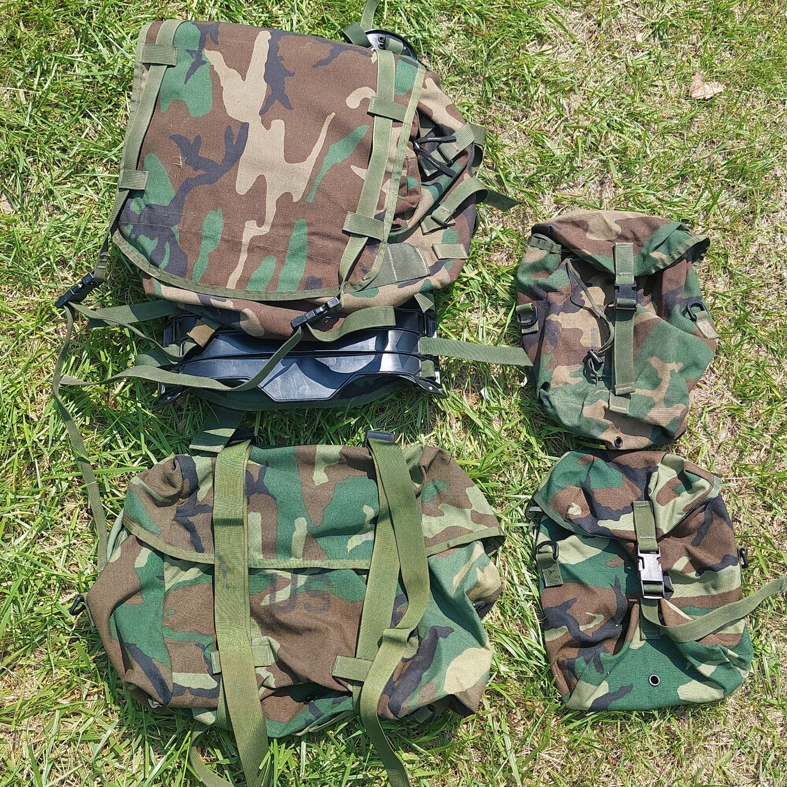 MOLLE Gen 2 Large Field Pack Rucksack W/ MSS Carrier and Pouches ...