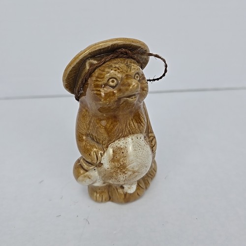 Vintage TANUKI Shigaraki Japanese Statue Ceramic Good luck charm 4,5 ...