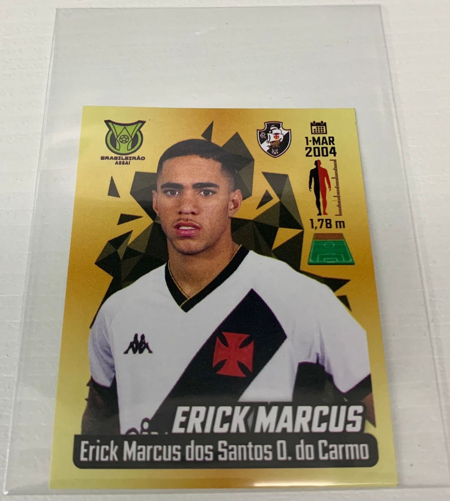 Panini 2023 Campeonato Brasileiro Sticker #296 ERICK MARCUS Rookie New ...