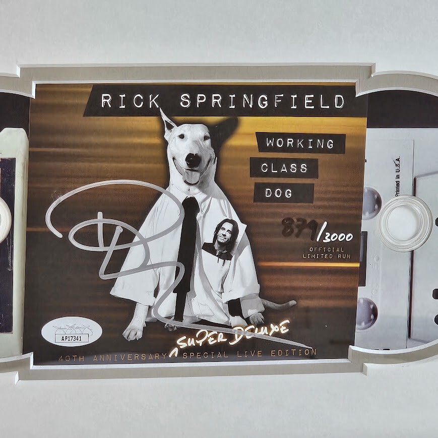 Rick Springfield Signed Working Class Dog Live CD JSA COA 40th Limited ...