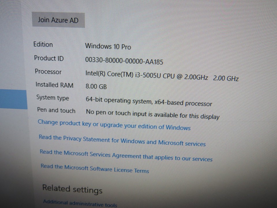 AZW Turing U55 Mini PC i3-5005u 8GB RAM 128GB SSD Windows 10 Pro GOOD ...