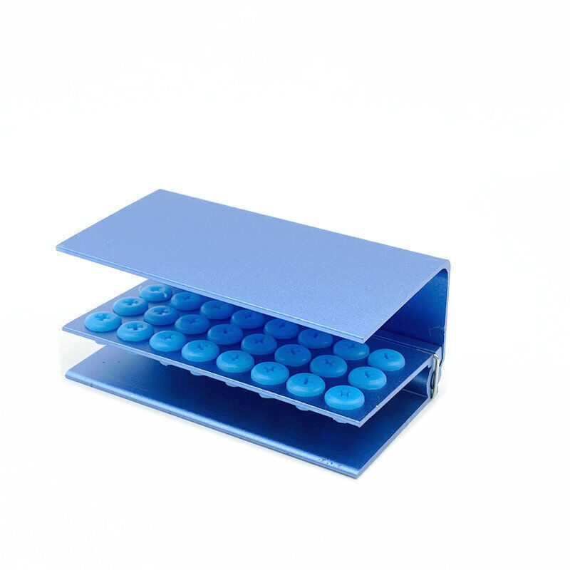 Dental Diamond Bur Guard 24-Hole Dental FG HP Bur Disinfection Box ...