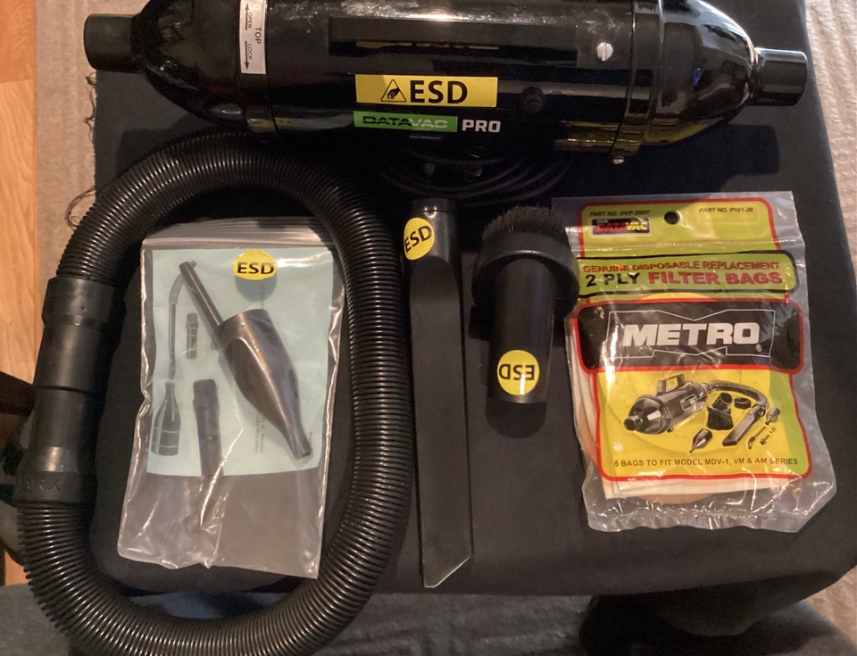 METRO VAC ESD DATA VAC PRO MDV-1 VACUUM IN GREAT PHYSICAL & WORKING CONDITION | eBay
