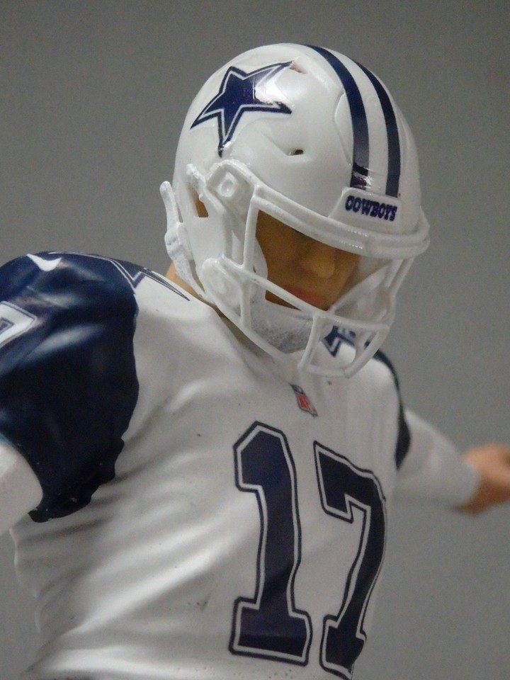 BRANDON AUBREY custom figure DALLAS COWBOYS McFarlane home white Jersey ...