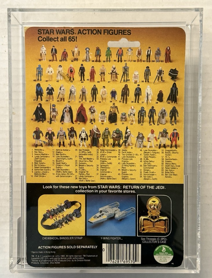 Vintage Star Wars POWER DROID MOC 80 ROTJ 65b Original 1983 Kenner GONK ...