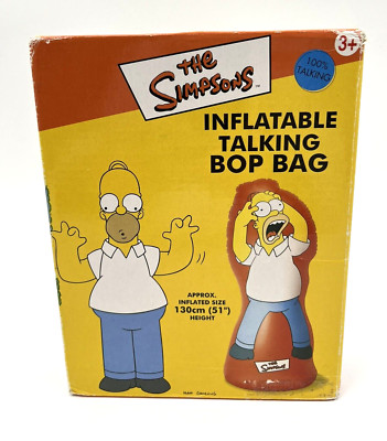 The Simpsons Inflatable Talking Bop Bag 51" Tall Inflated NIB | eBay