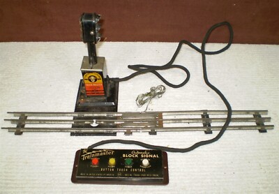 371) Rare Marx Trainmaster Automatic Block Signal w/ Electronic Brain ...
