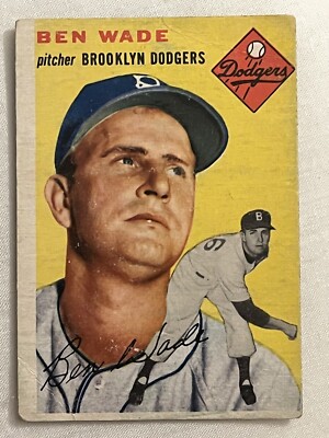 1954 Topps - #126 Ben Wade | eBay
