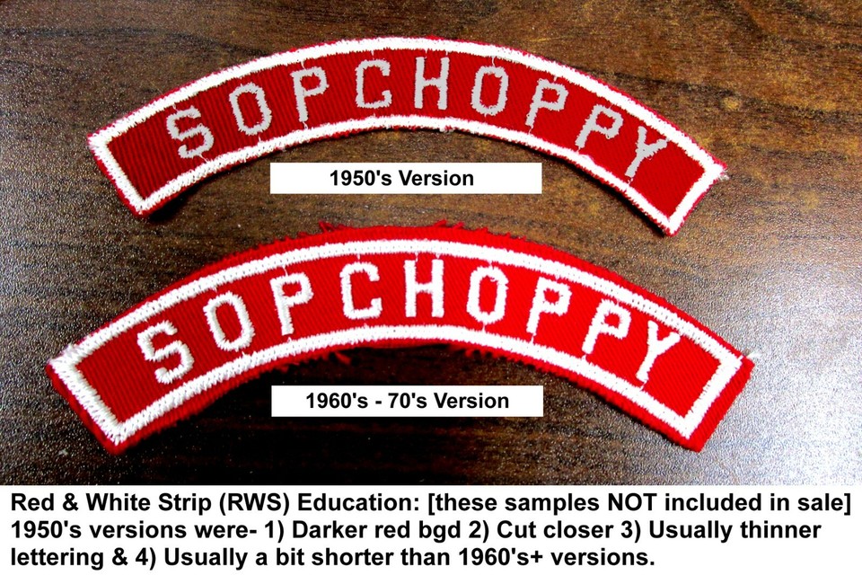 OAKTON 1960's Red and White Vintage RWS Community City Strip Boy Scout ...