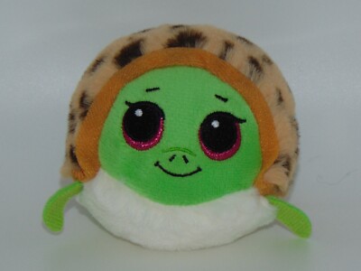 New! Ty Beanie Bouncers CRUISER the Turtle 3 1/2" Plush Bouncy Ball Toy ...