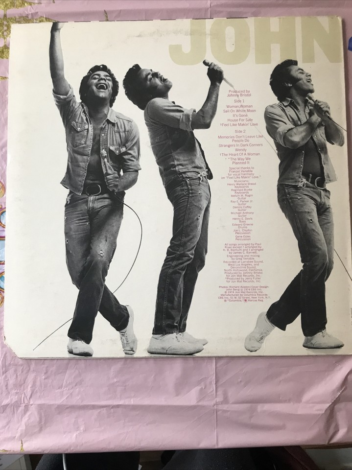 Johnny Mathis The Heart Of A Woman 1974 KC 33251 LP Record Vinyl Album ...