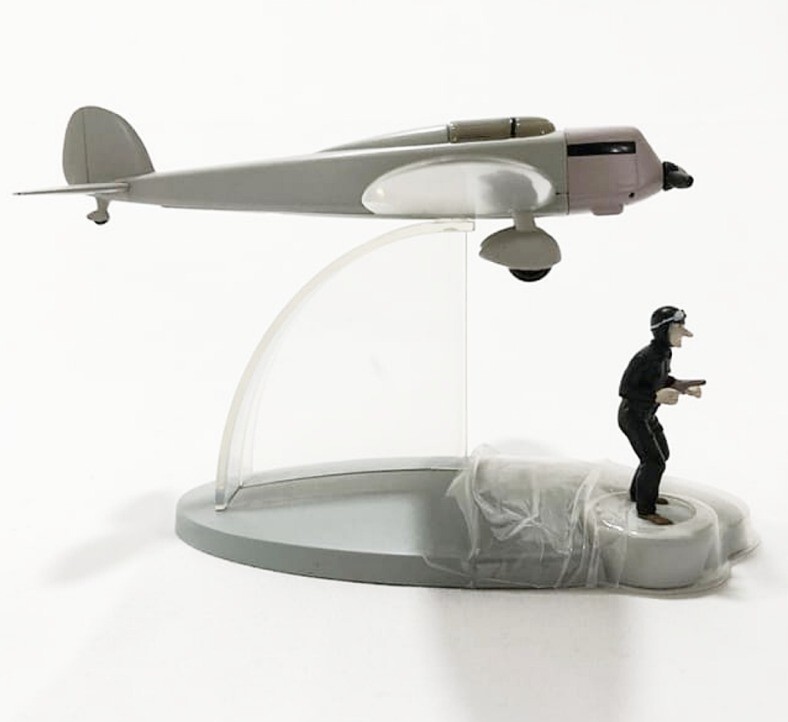 HERGE TINTIN Tintin Airplane #18 Counterfeiters' Plane Aircraft Figure ...