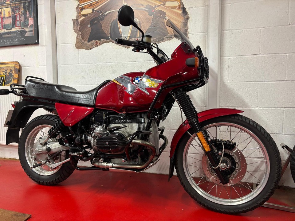 BMW R80 GS ENDURO MISTIC RED PROPER RARE MINTER PX GS SCRAMBLER | eBay UK