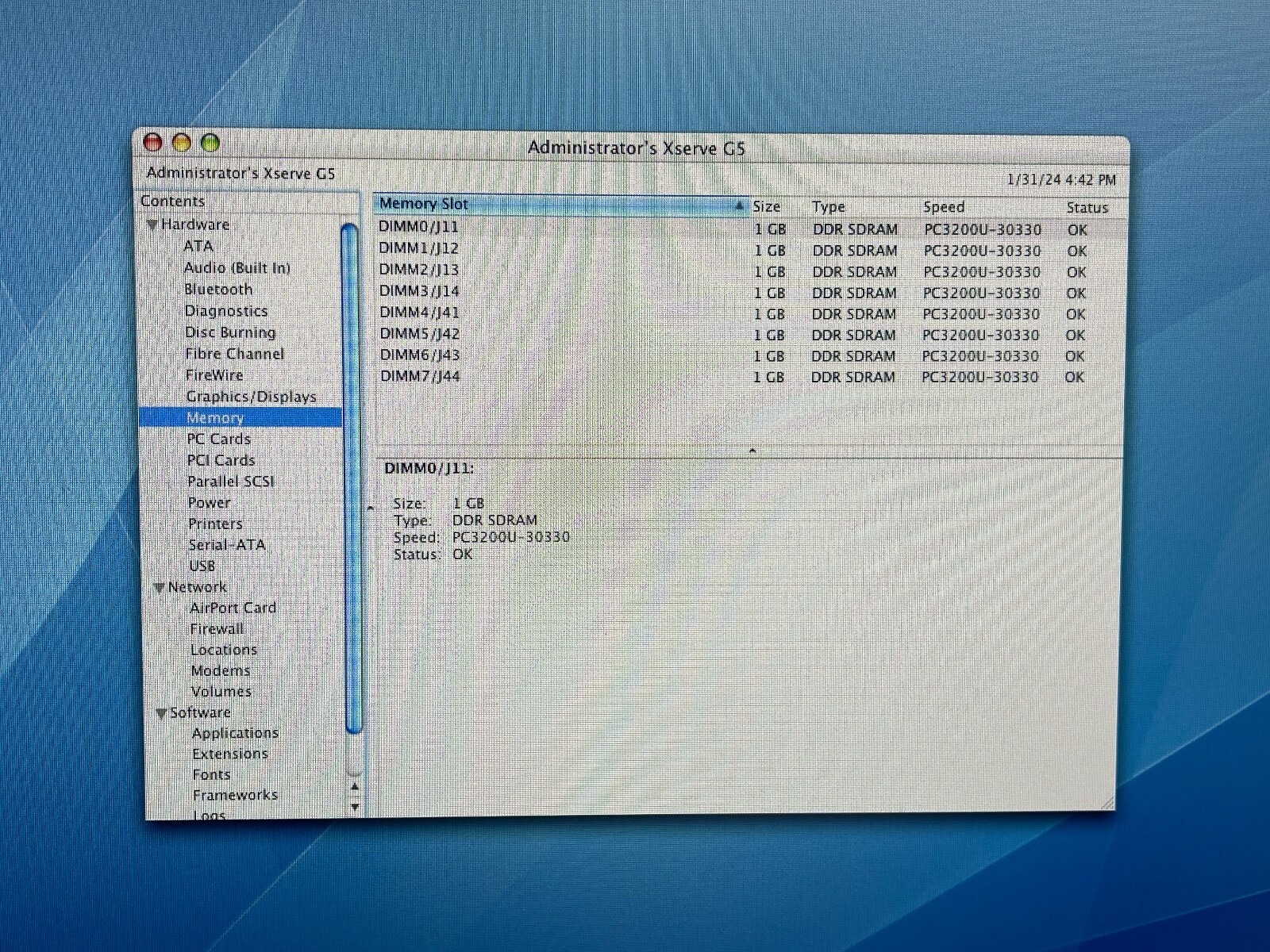 Apple Xserve G5 A1068 PowerPC 970fx (PCI-X) 2.0GHz - 8GB RAM - 2TB - 10 ...