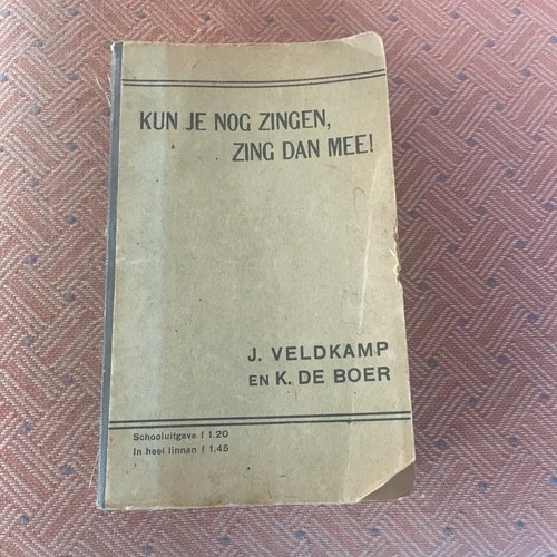 Kun Je Nog Zingen, Zing Dan Mee! Paperback Book 1923 In Dutch | eBay