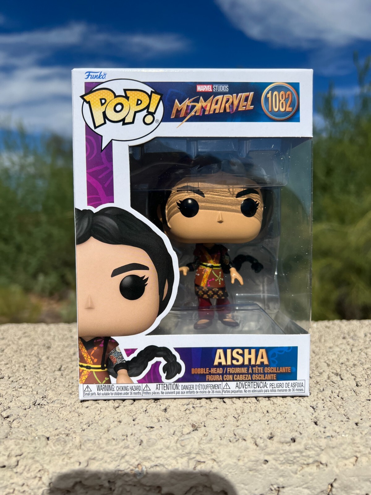 Funko Pop Marvel Studios Ms Marvel - Aisha (#1082,NEW) | eBay