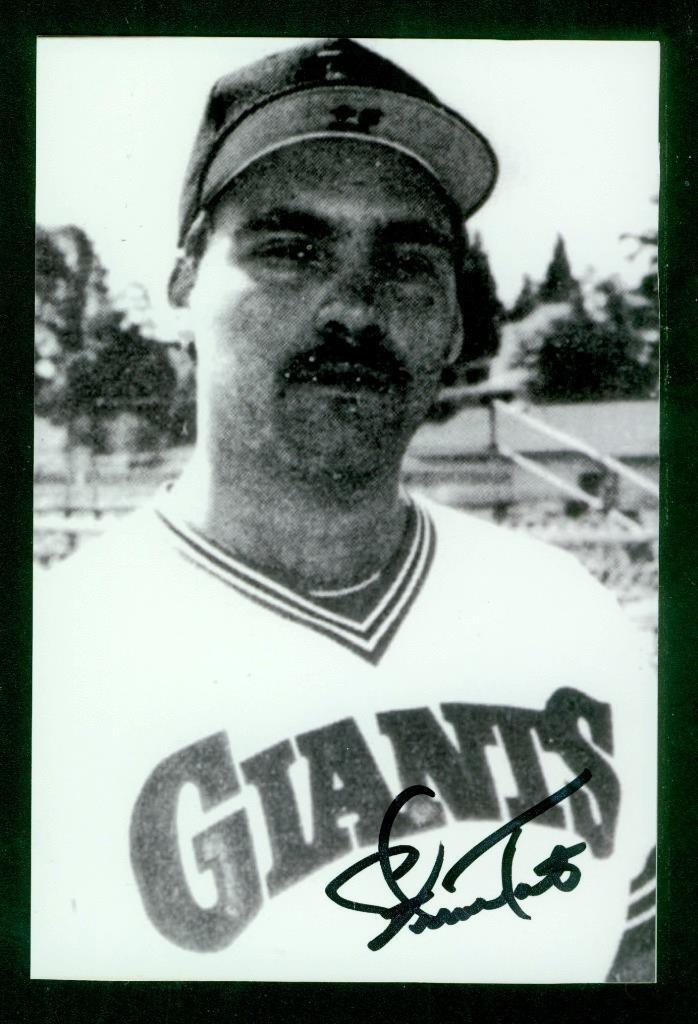#1146, 4" x 6" Photo Card, Signed-Autographed, Stu Tate, S. F. Giants ...