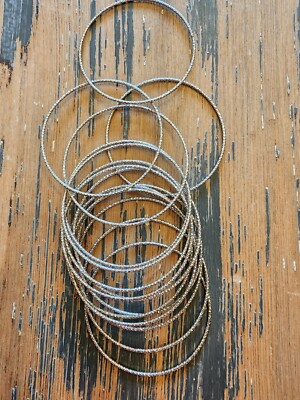 15 Bangles bracelets (loose fitted) Silver | eBay