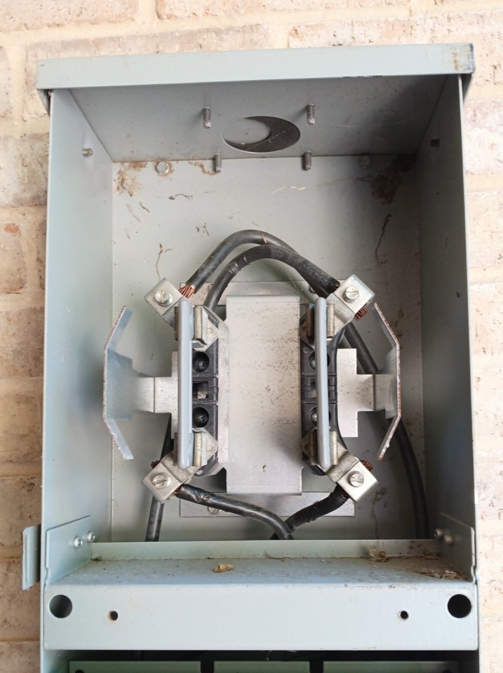 RV or Temp METERED POWER PEDESTAL/Pole, DIRECT BURIAL, RINGLESS, 50/30 ...